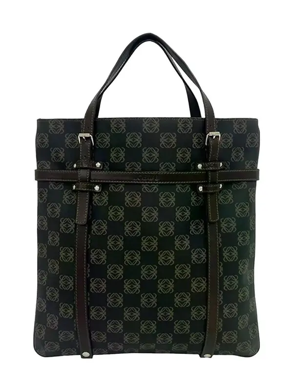 Loewe Anagram Coated Canvas Tote Bag - Brown