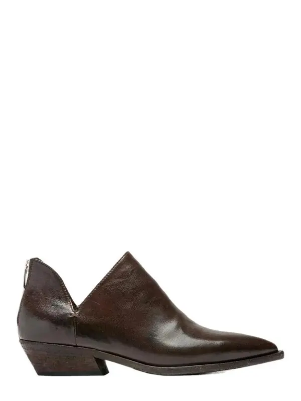 Officine Creative Leather Ankle Boots - Brown