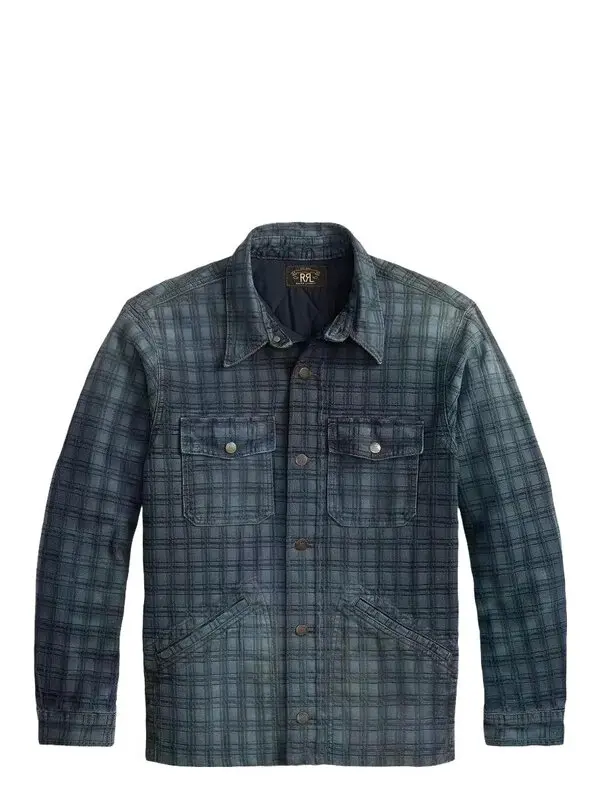 Ralph Lauren Cotton Checked Jacket - Blue