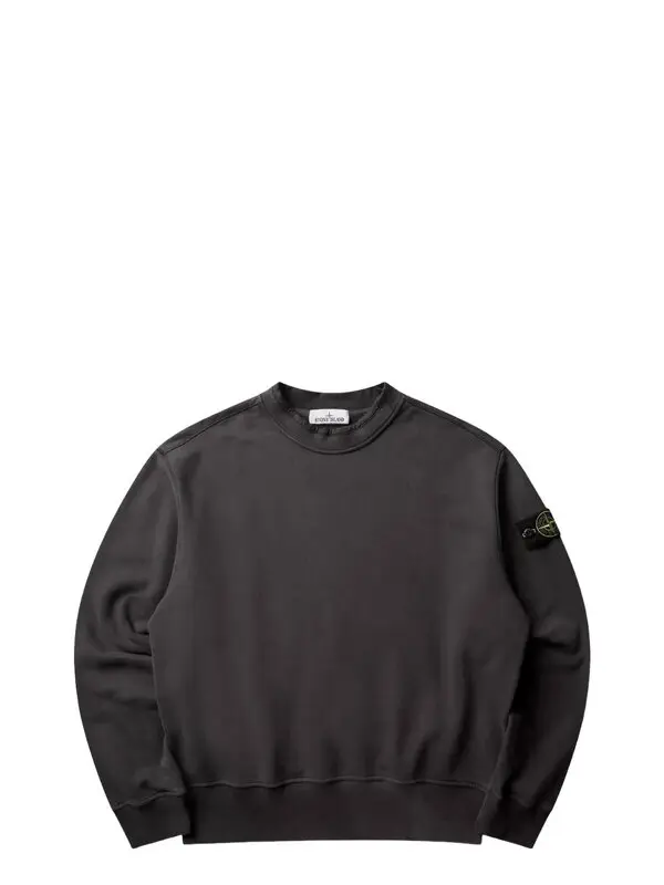 Stone Island 6100022 Brushed Organic Cotton Fleece Sweatshirt - Grey