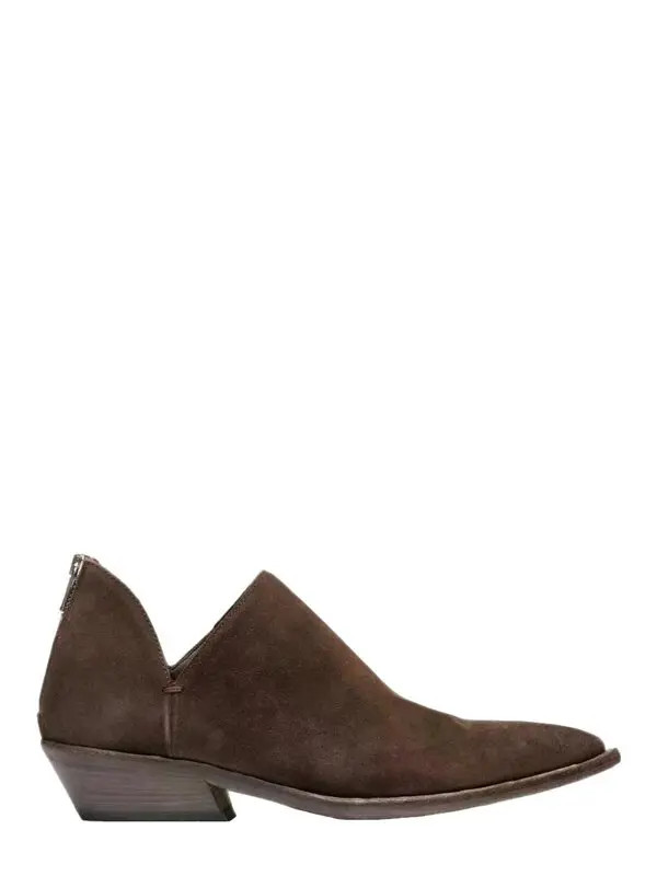 Officine Creative Suede Ankle Boots - Brown