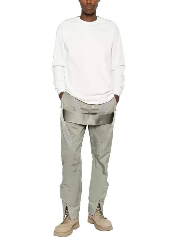 Rick Owens Webbing-strap Zipped-cuff Trousers - Grey