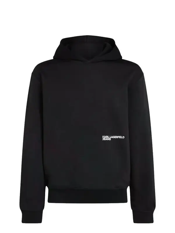 Karl Lagerfeld Logo-print Hoodie - Black