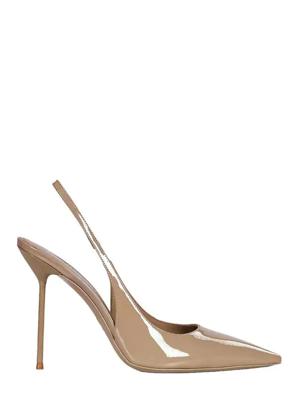 Paris Texas Lidia Patent Leather Slingback Pumps - Neutrals