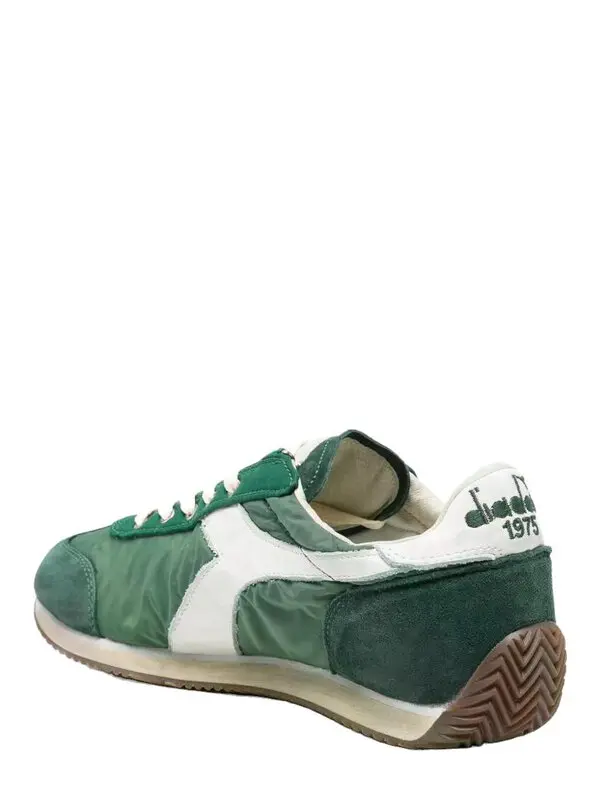 DIADORA Suede Panelled Sneakers - Green