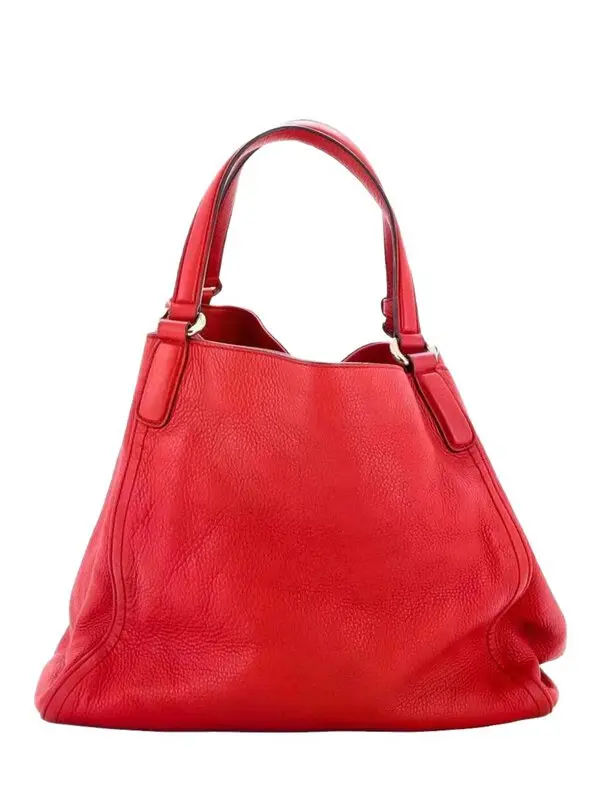 Gucci Soho Leather Shoulder Bag - Red