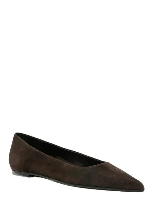 AeydĒ Cassy Pointed-toe Pumps - Brown