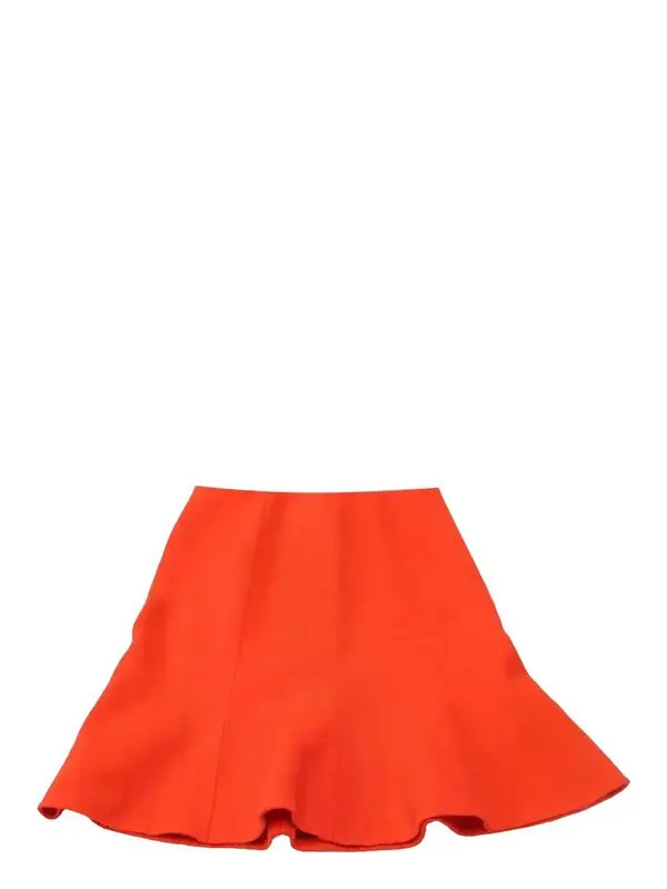 Oscar De La Renta Flared Midi Skirt - Red