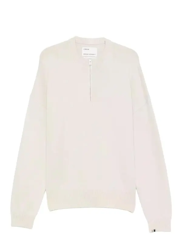 Extreme Cashmere Quarter-zip Sweater - Neutrals