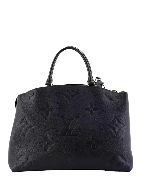 LOUIS VUITTON Monogram Empreinte Giant Grand Palais Shoulder Bag - Black
