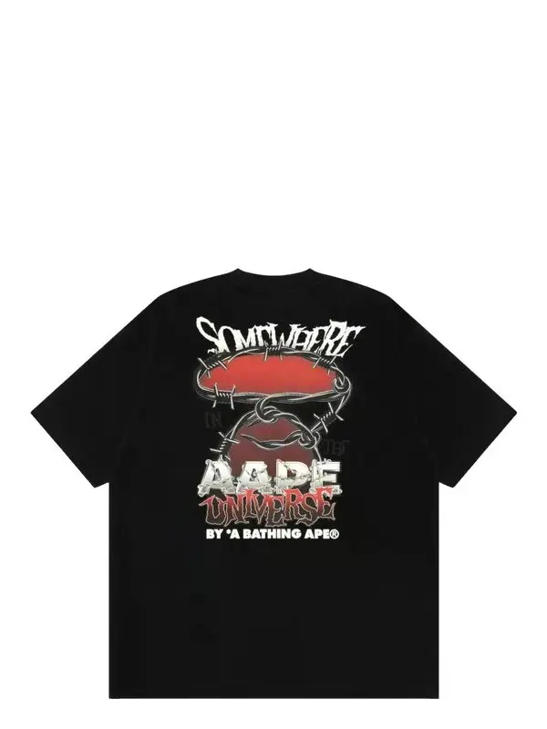 AAPE BY *A BATHING APE Graphic-print T-shirt - Black
