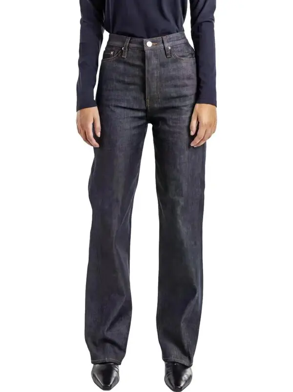 TOTEME Rosa Primer Twisted Seam Denim Jeans - Pink