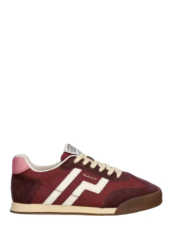 Gant Beylana Suede-panelled Sneakers - Red