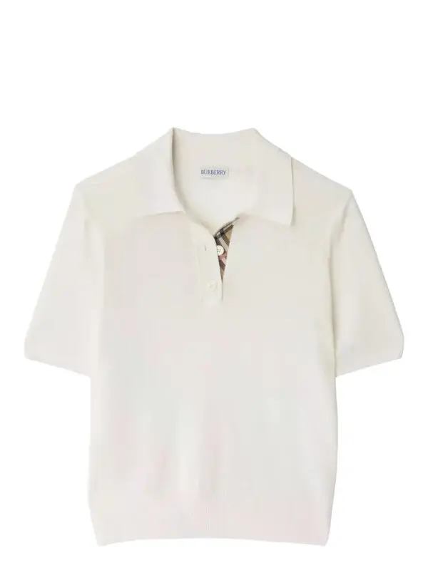 Burberry Polo Top - Neutrals