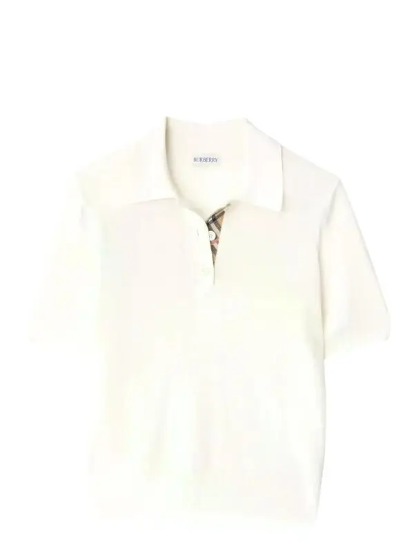 Burberry Polo Top - Neutrals