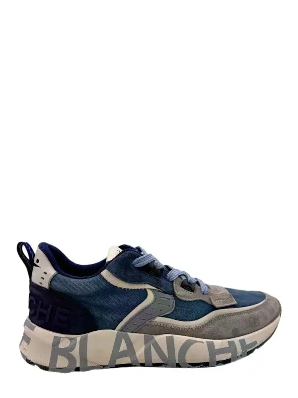 VOILE BLANCHE Clubo1 Logo-print Sneakers - Blue