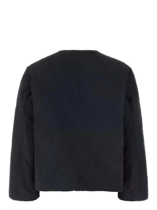 JIL SANDER Quilted Zip-up Jacket - Black