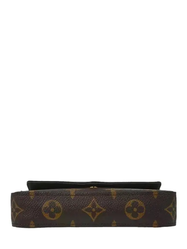 LOUIS VUITTON 2010-2020s Félicie Strap & Go Monogram Shoulder Bag - Brown