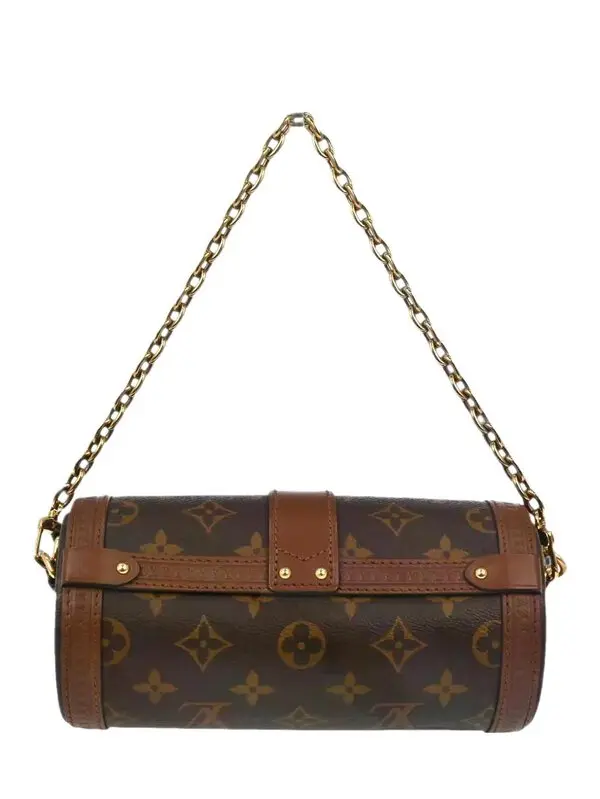 LOUIS VUITTON 2010-2020s Papillon Trunk Monogram Shoulder Bag - Brown