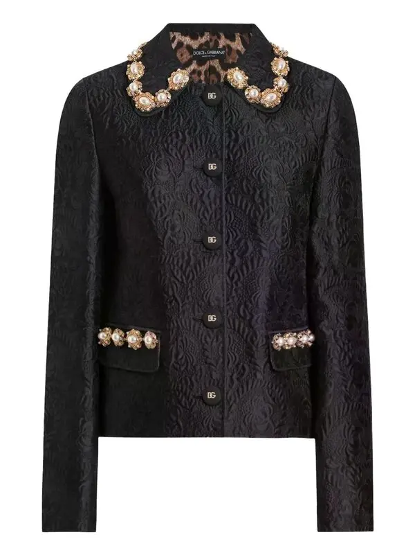 Dolce & Gabbana Dna Jacquard Jacket - Black