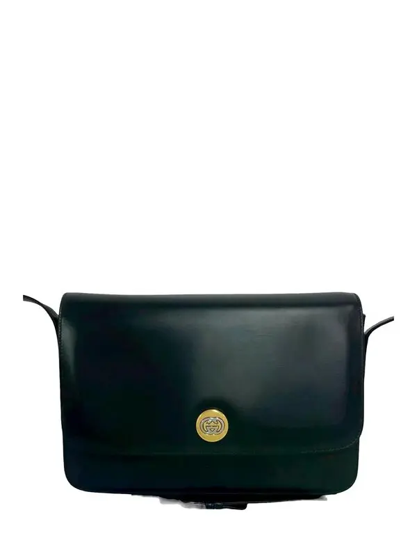 Gucci 2000-2015 Calfskin Crossbody Bag - Blue