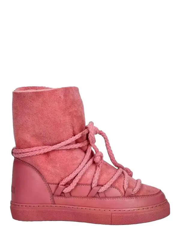 Inuikii Classic Lace-up Suede Boots - Pink