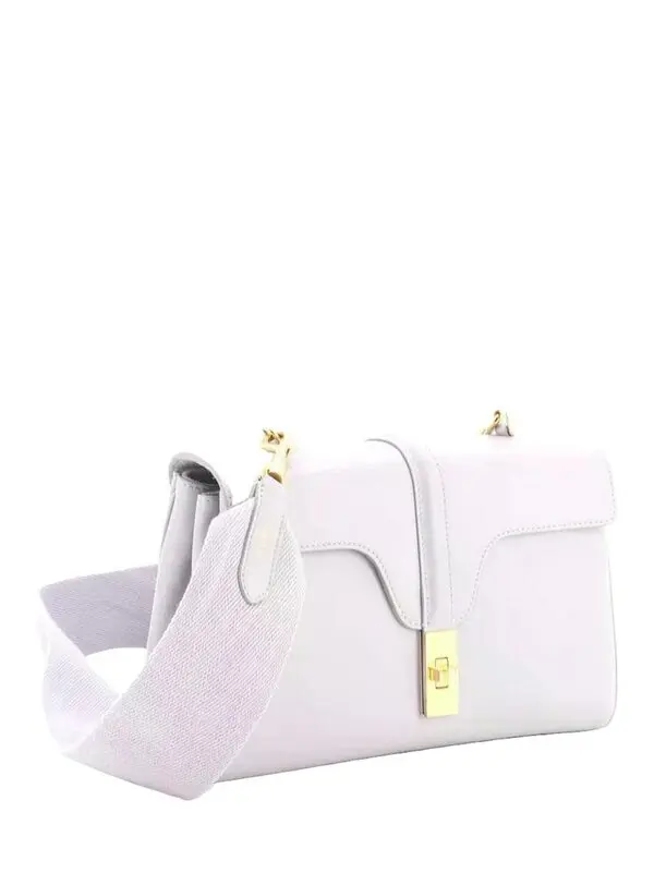 Celine Soft 16 Bag Smooth Calfskin Shoulder Bag - Blue