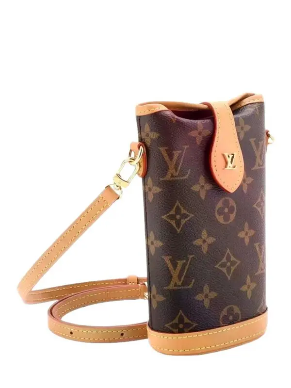 LOUIS VUITTON Fold Me Pouch Monogram Canvas Crossbody Bag - Brown