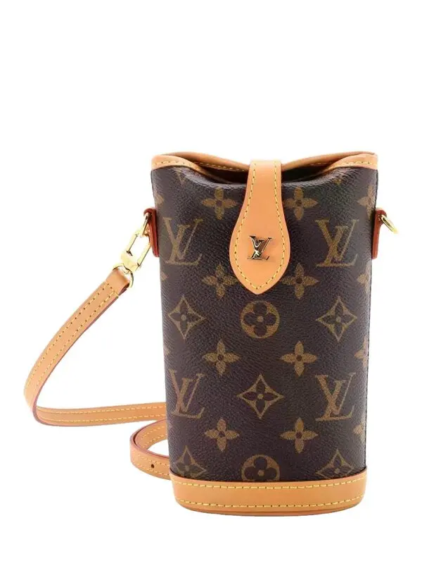 LOUIS VUITTON Monogram Canvas Fold Me Pouch Crossbody Bag - Brown