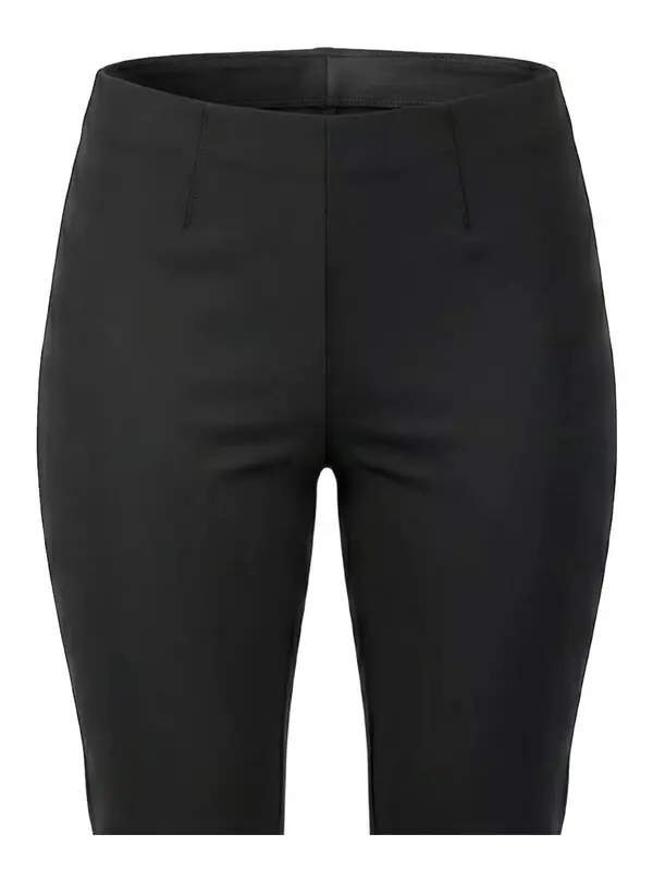 Seductive Sabrina Slit-hem Trousers - Black