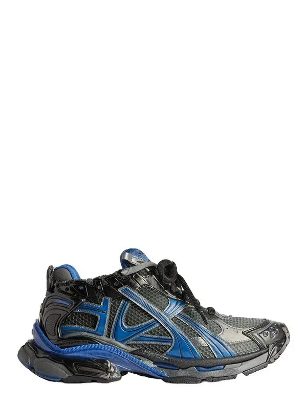 Balenciaga Runner Gradient Mesh Sneaker Blue, Grey - Black