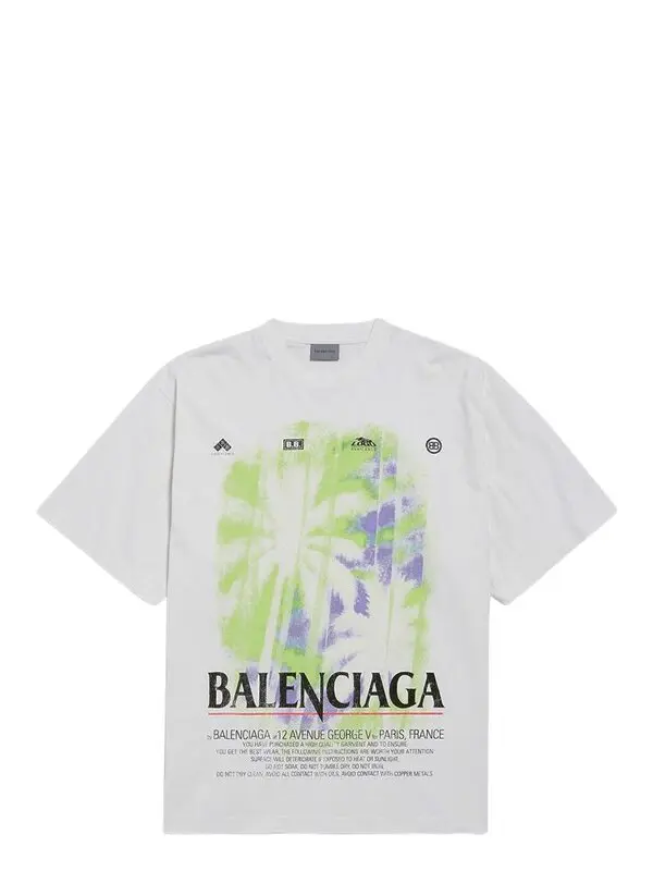 Balenciaga The Window Medium Fit T-shirt - White