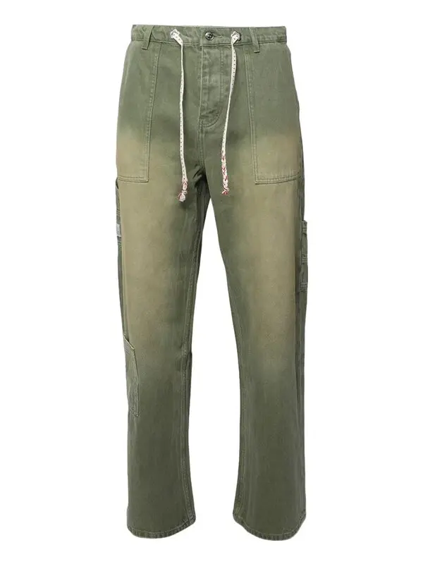 NAHMIAS Gardener Utility Jeans Army - Green