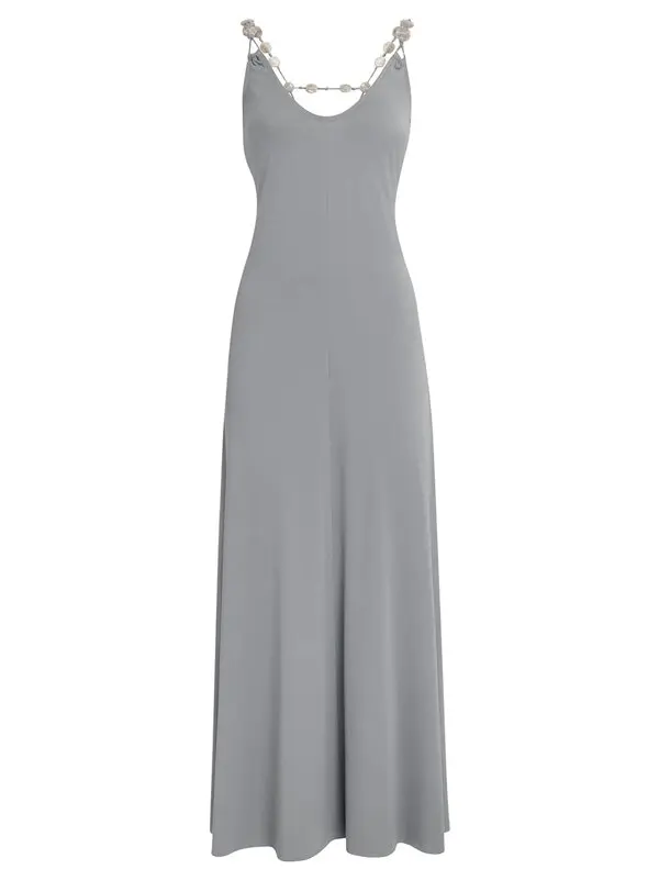 ERES Jersey Sculpturale Maxi Dress - Grey