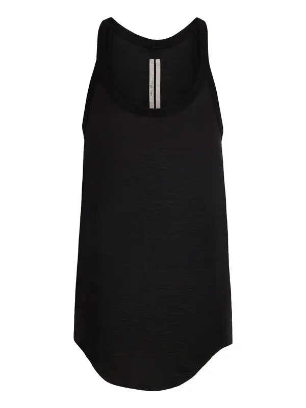Rick Owens Wool-silk Pony Tank Top - Black