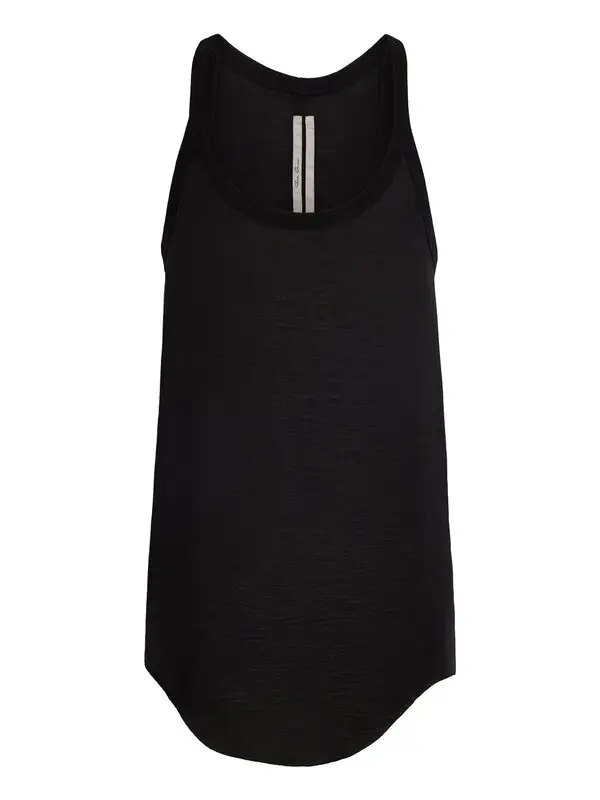 Rick Owens Wool-silk Pony Tank Top - Black