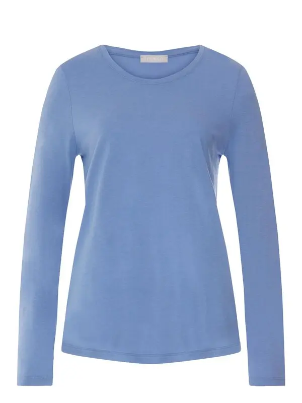 Hanro Sleep & Lounge Long-sleeve T-shirt - Purple