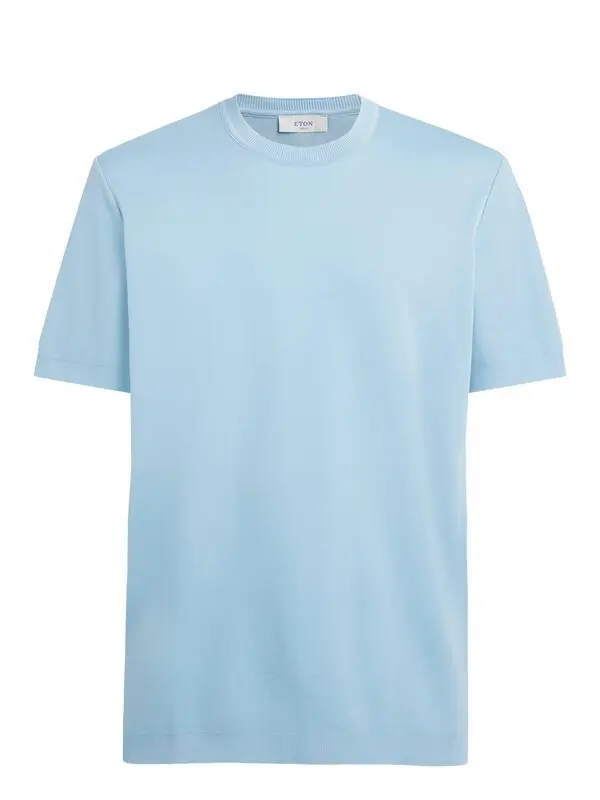 Eton Cotton T-shirt - Blue