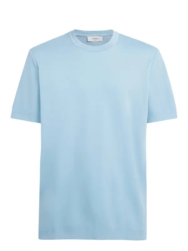 Eton Cotton T-shirt - Blue