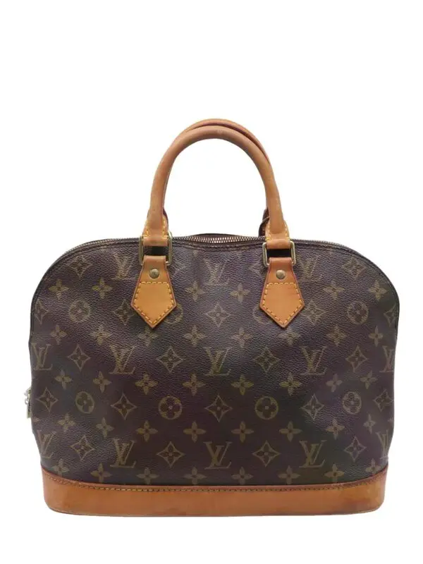 LOUIS VUITTON Monogram Alma Pm Handbag - Brown