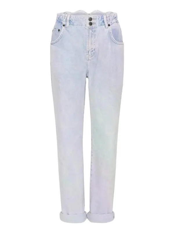 ONETEASPOON Elasticated Pioneer Straight-leg Jeans - Blue