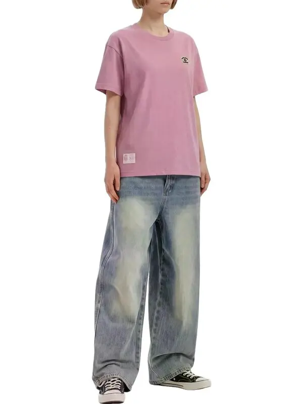 FINGERCROXX Logo-patch T-shirt - Pink
