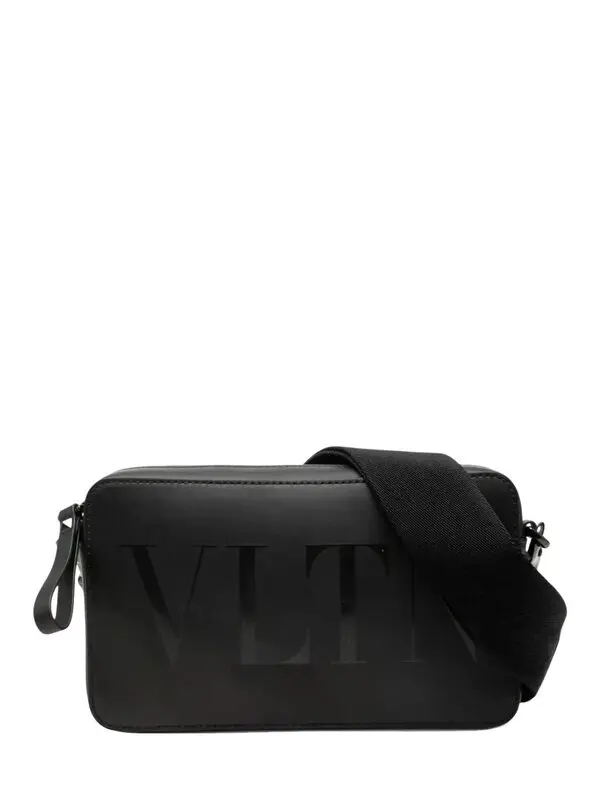 Valentino Garavani 2000-2026 Leather Vltn Crossbody Bag - Black