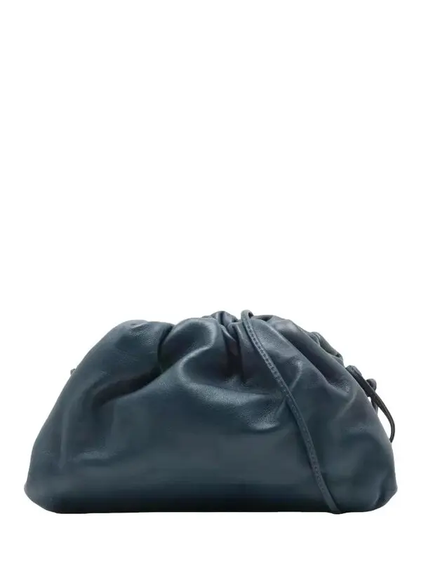Bottega Veneta 2012-2026 Lambskin The Mini Pouch Crossbody Bag - Blue