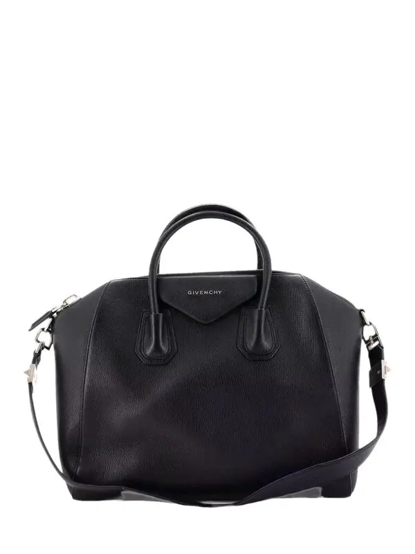Givenchy Antigona Bag Leather Medium Satchel - Black