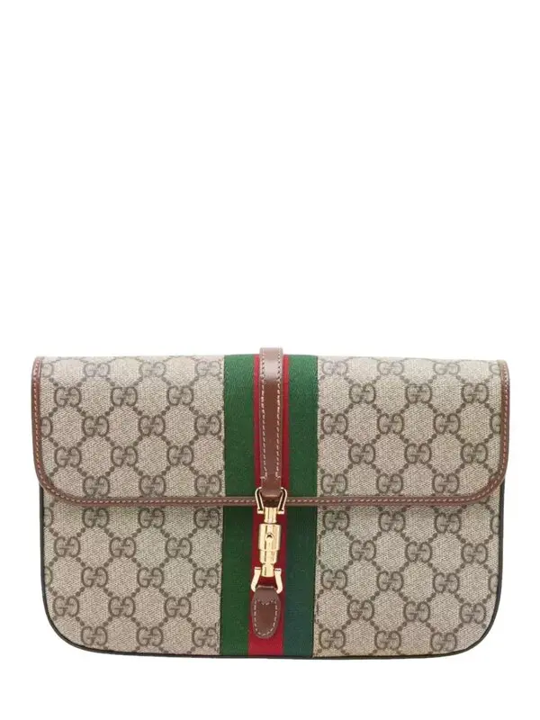Gucci 2016-2026 Gg Supreme Web Jackie 1961 Belt Bag - Neutrals