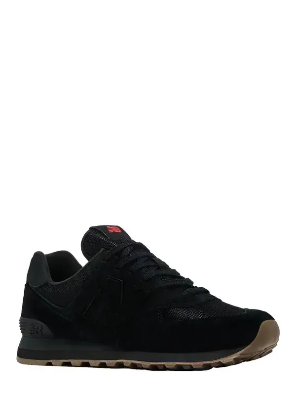 NEW BALANCE 574 Panelled Sneakers - Black