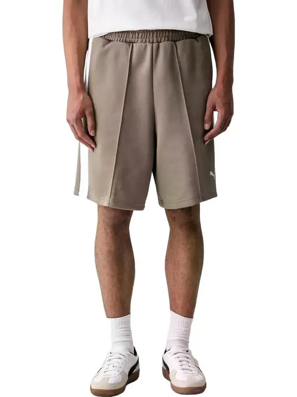 PUMA T7 Relaxed Baggy Shorts - Neutrals