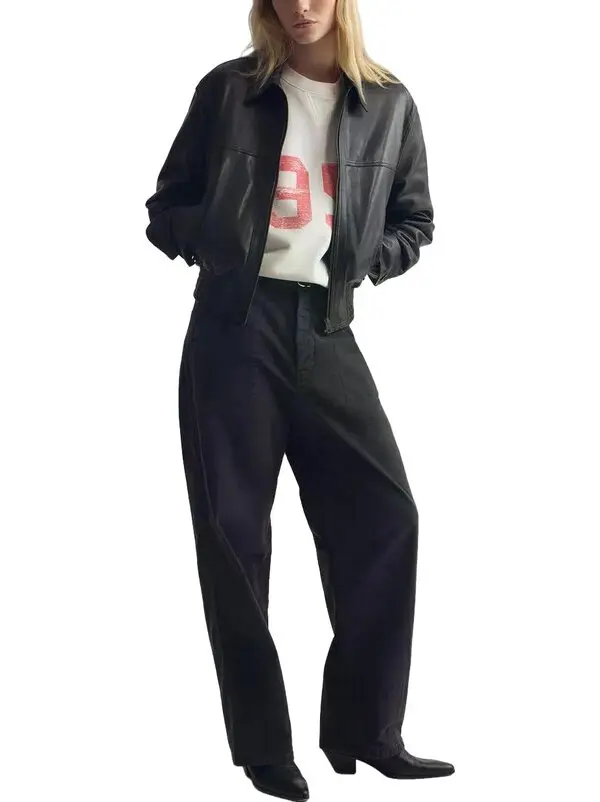 NILI LOTAN Gladys Sweatshirt With Logo Print - White