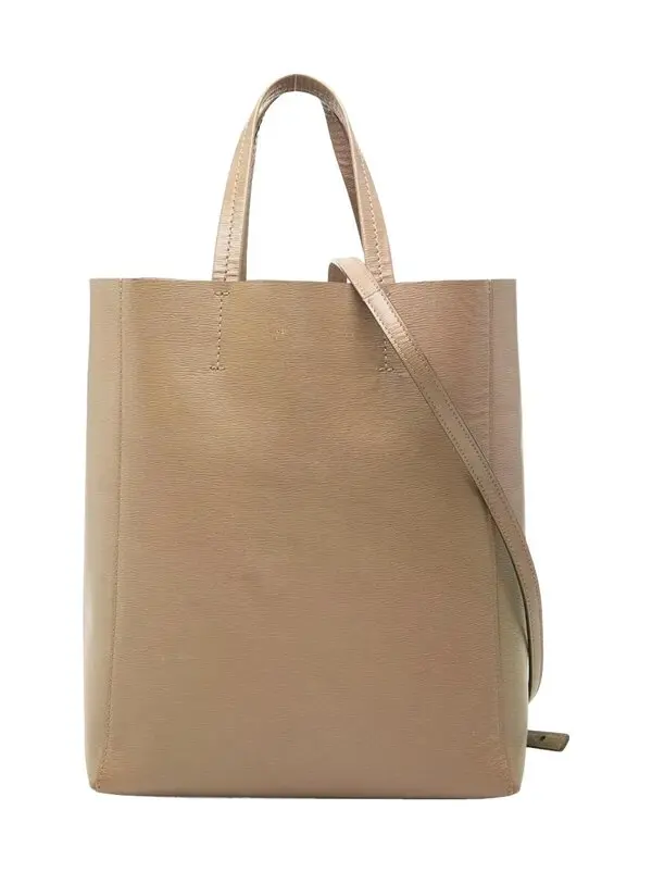 Celine Vertical Cabas Tote Satchel - Neutrals